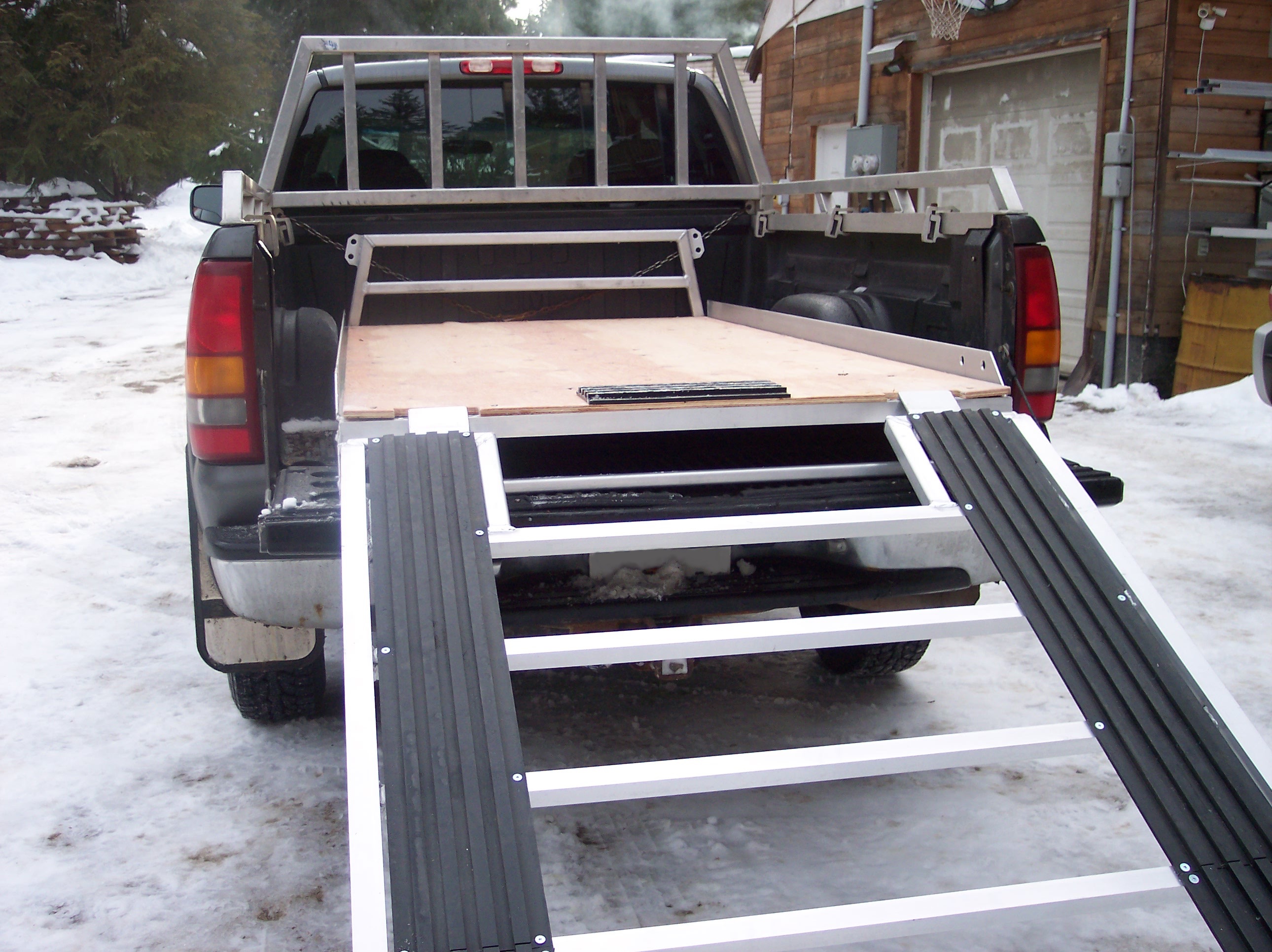 The Original Single Snowmobile Deck – Alfab Manufacturing Ltd.