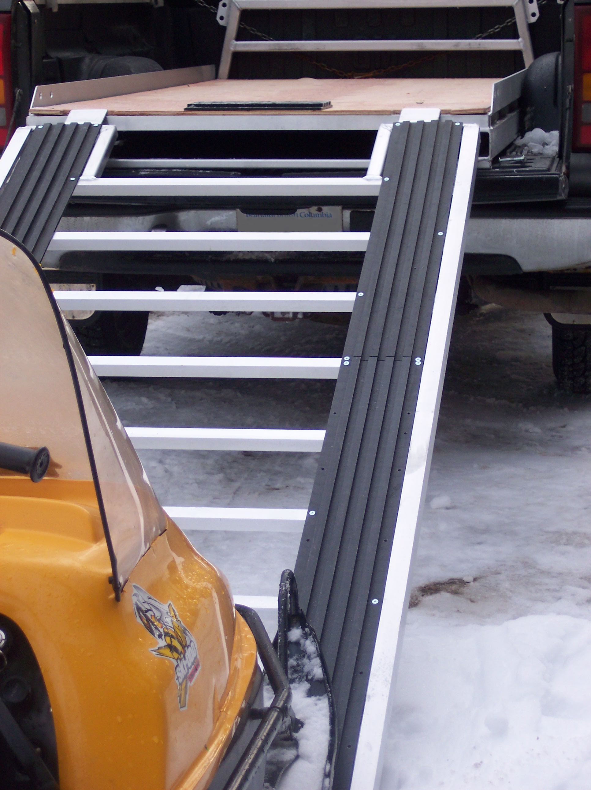 The Original Single Snowmobile Deck – Alfab Manufacturing Ltd.