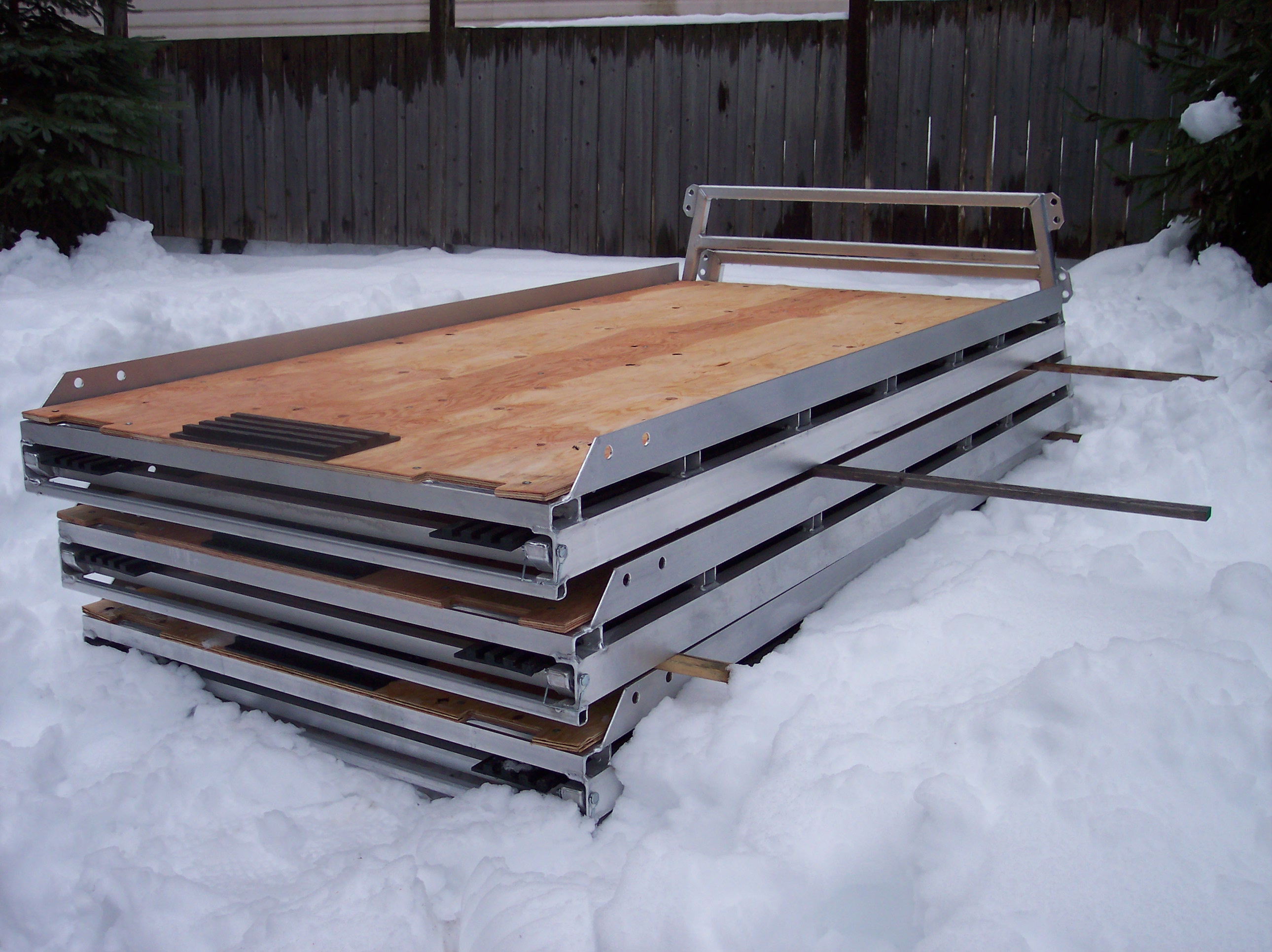 The Original Single Snowmobile Deck – Alfab Manufacturing Ltd.